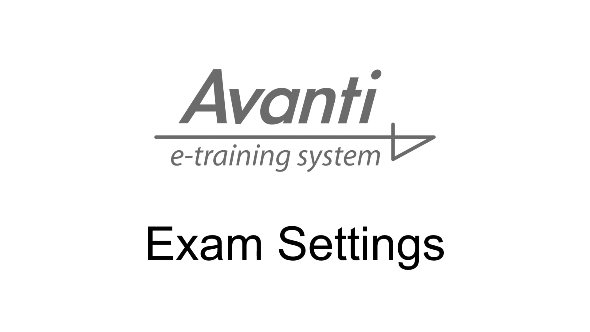Exam Setting