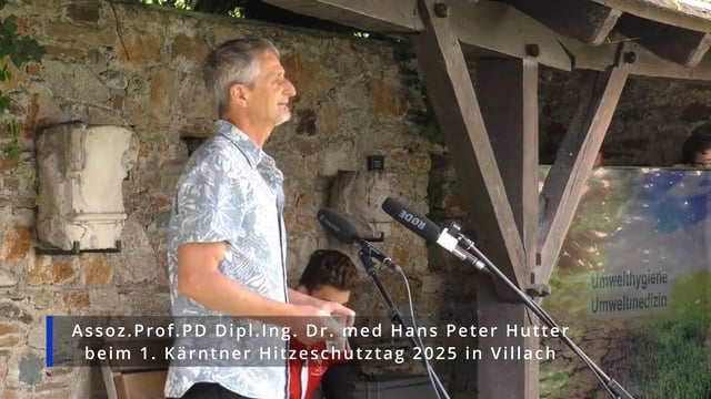 Cool Down Places - Vortrag Umweltmediziner Hans-Peter Hutter