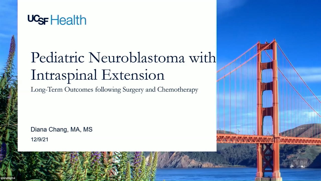 Pediatric Neuroblastoma with Intraspinal Extension - ISPN Library