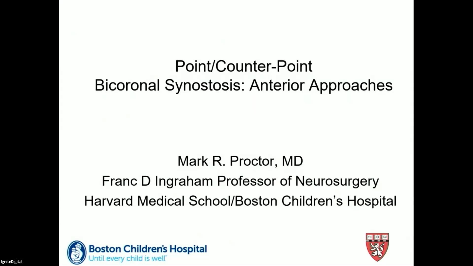 Point/Counter -Point, Bicoronal Synostosis: Anterior Approaches - ISPN Library