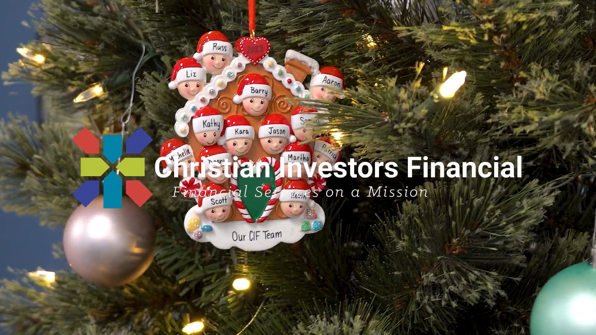 Christmas at CIF - thankful reflections