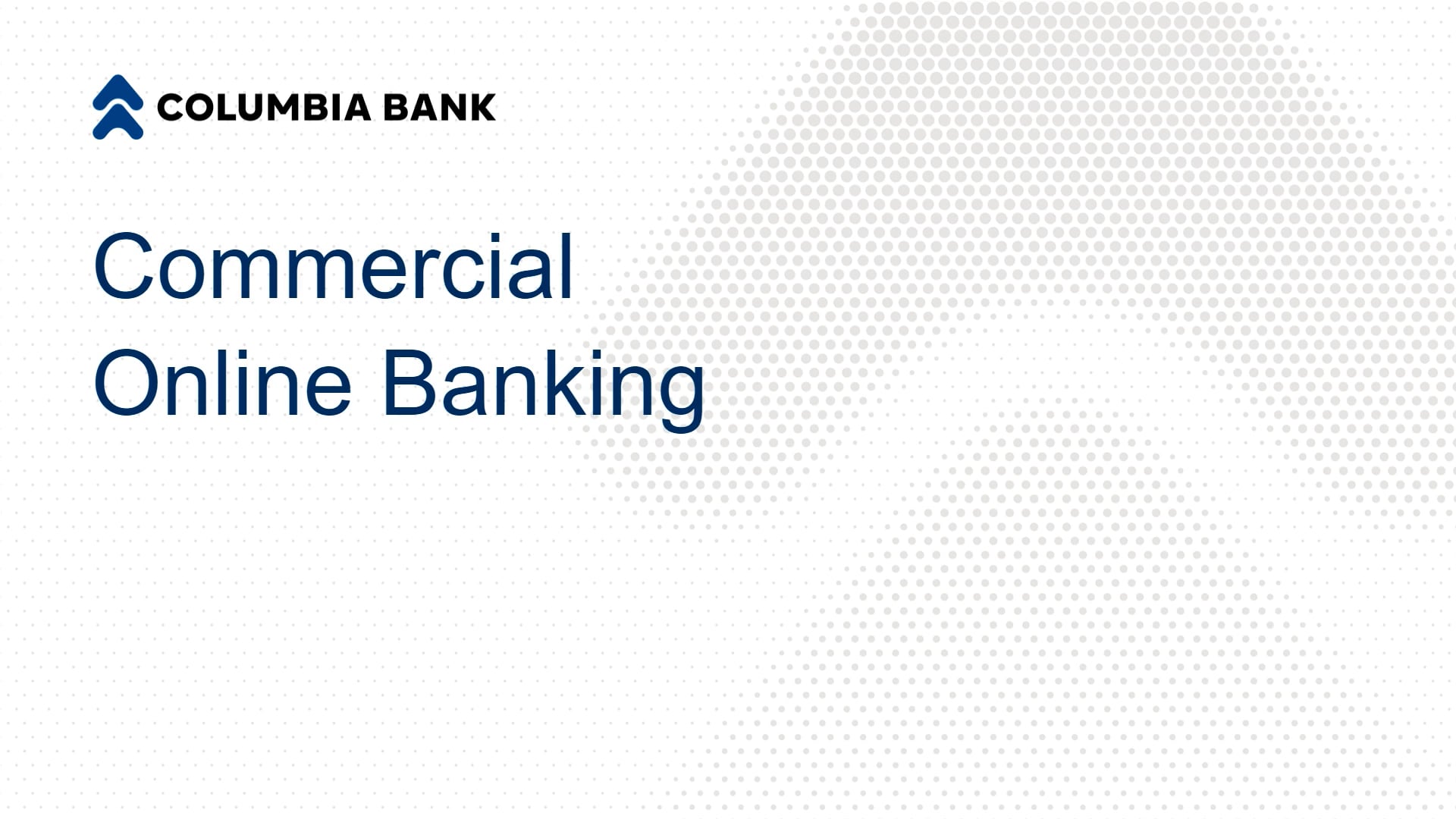 Commercial Online Banking - Statements