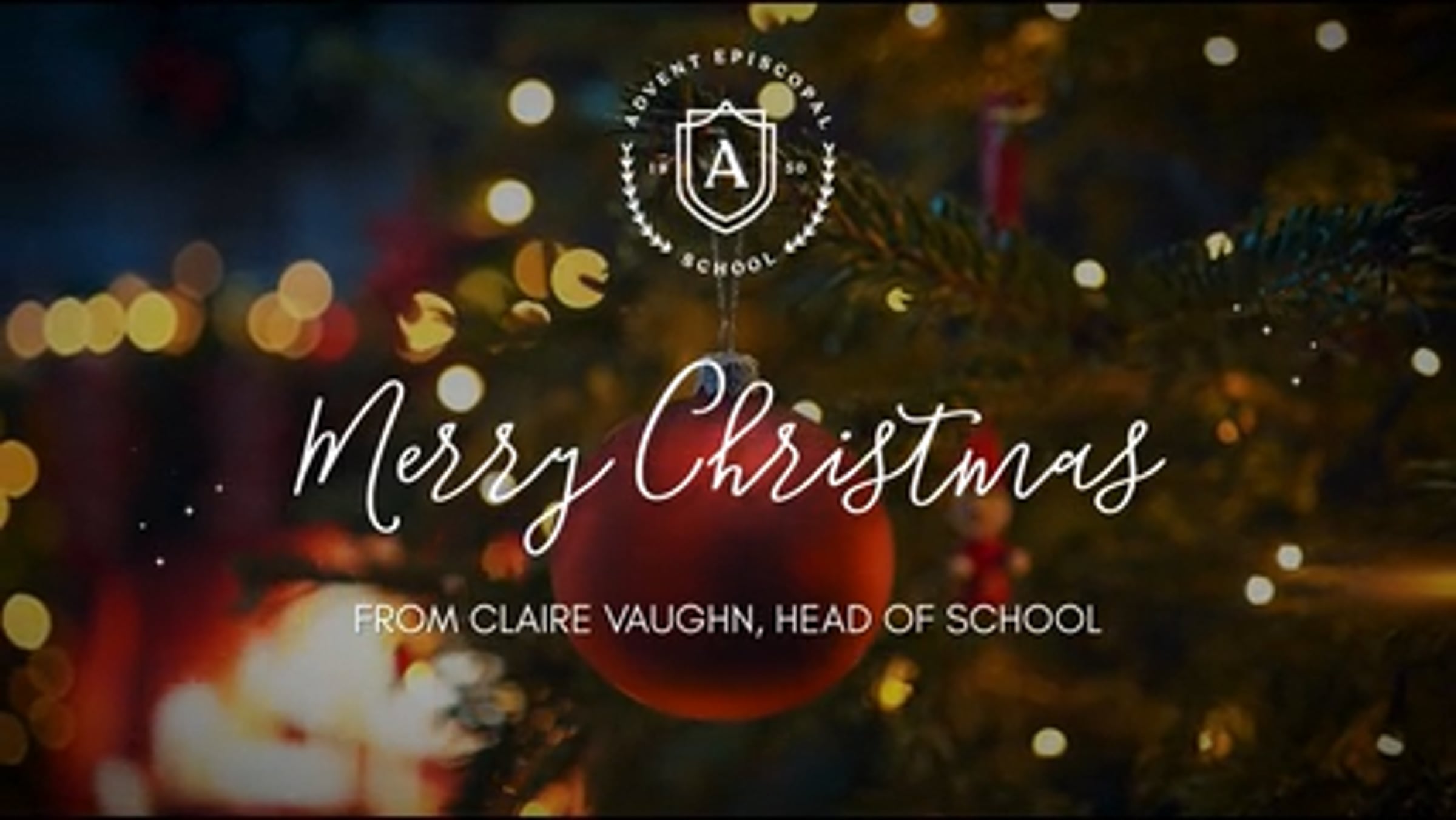 Merry Christmas from Claire Vaughn, Head of School! | Videos & Movies ...