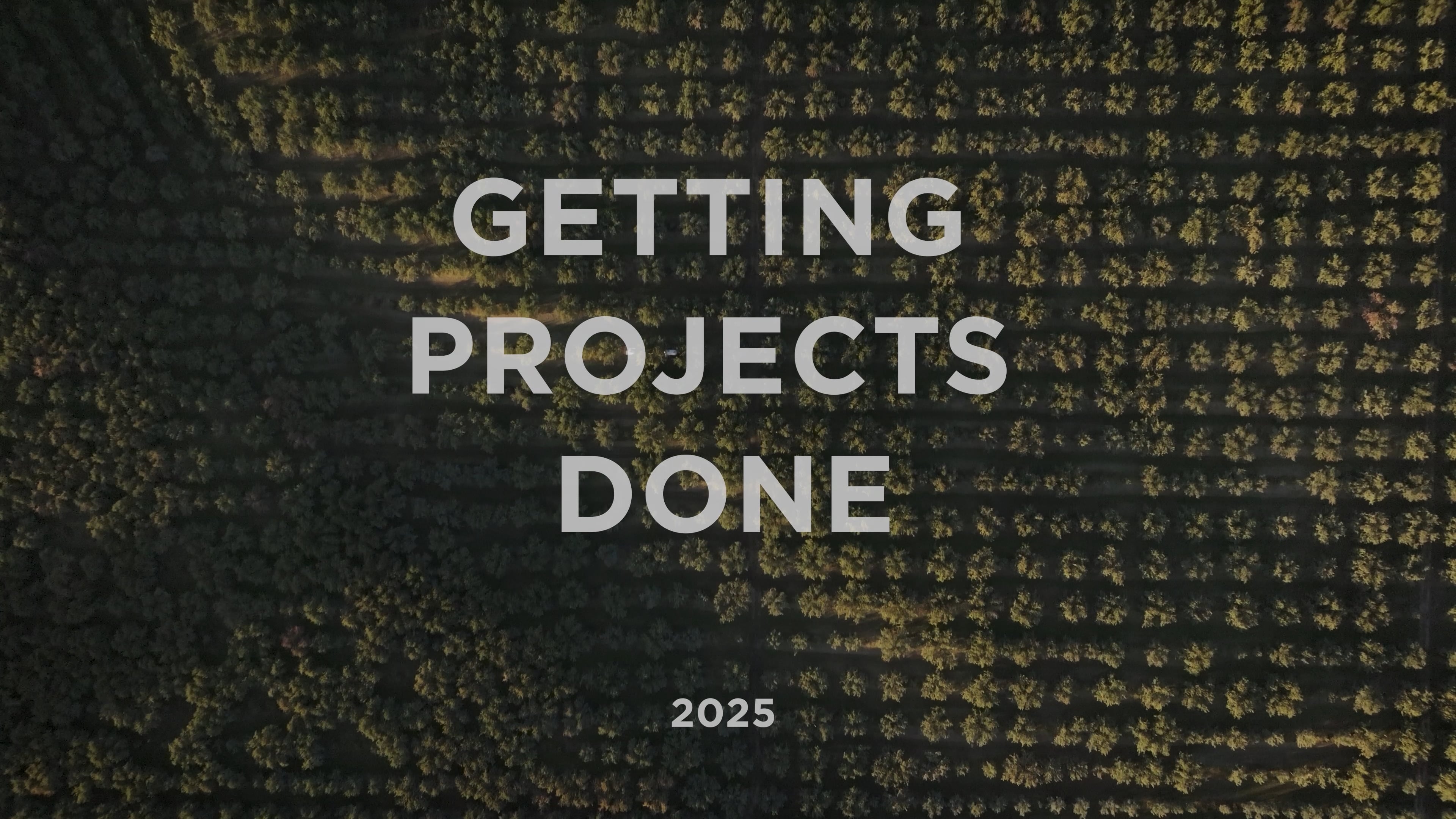 FCA 2025: Getting Projects Done