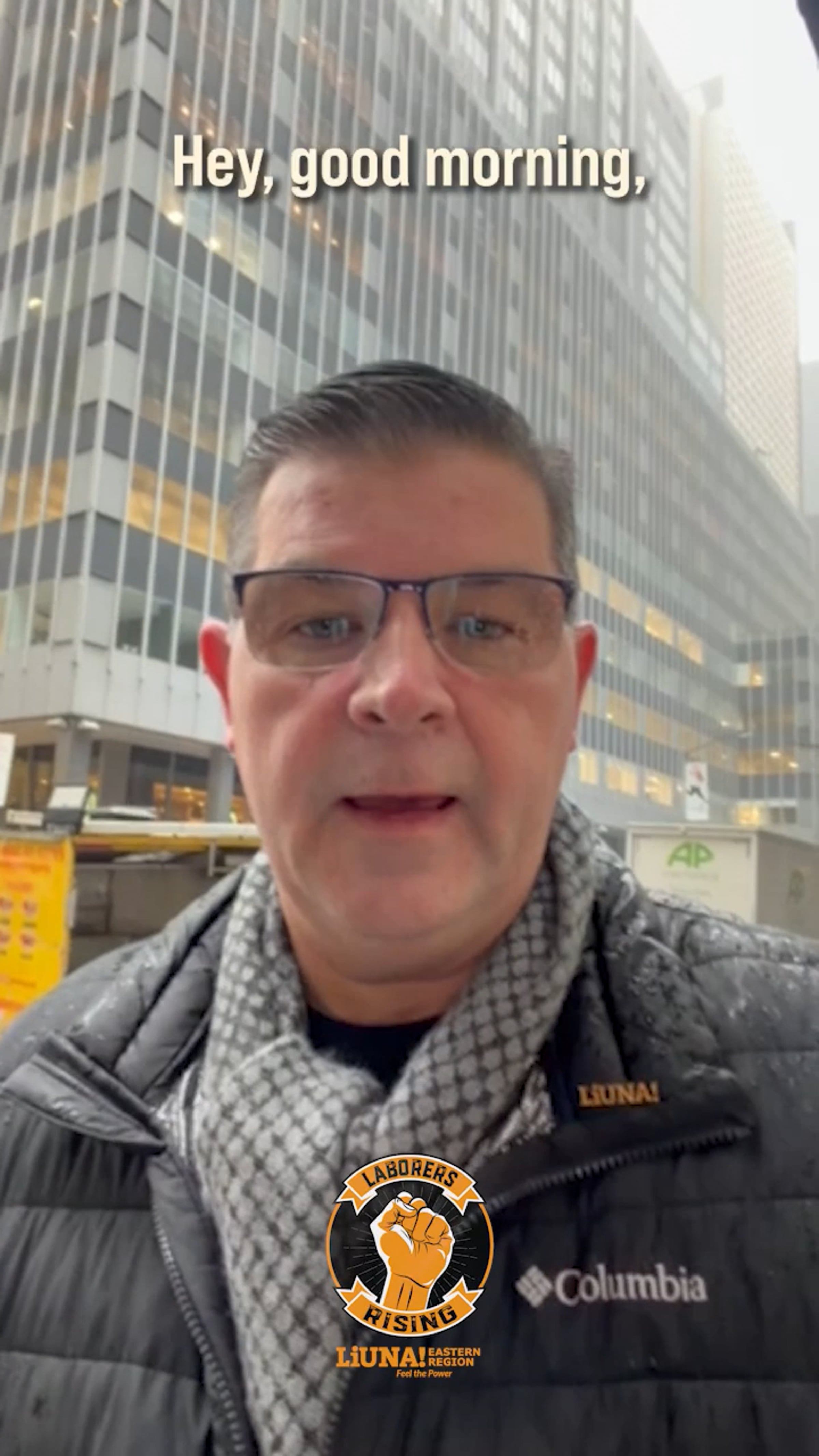 A 2025 Holiday Greeting from LIUNA VP Hellstrom