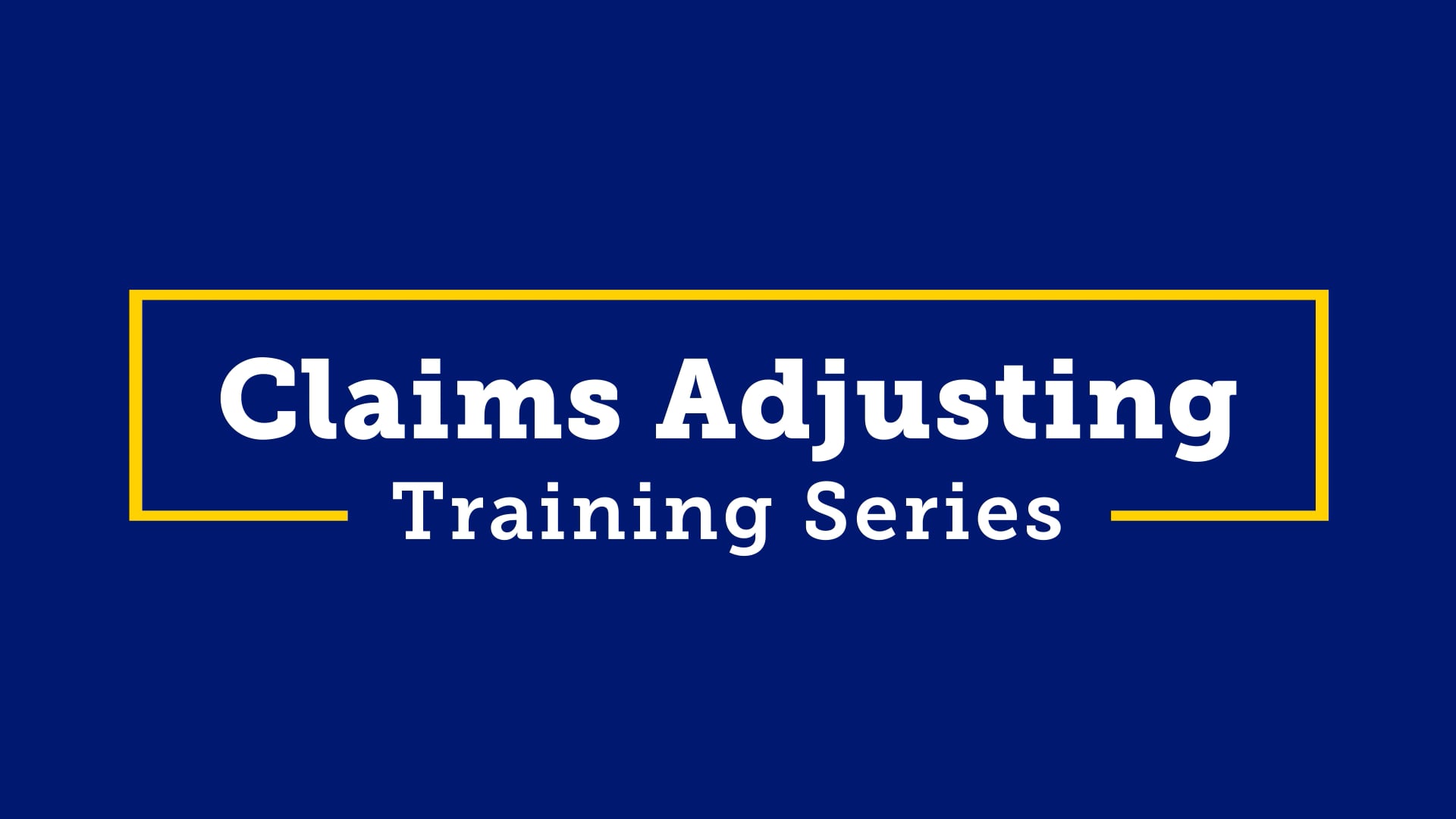 Claims Adjusting Training Series: Lesson 7, Notice of Contest