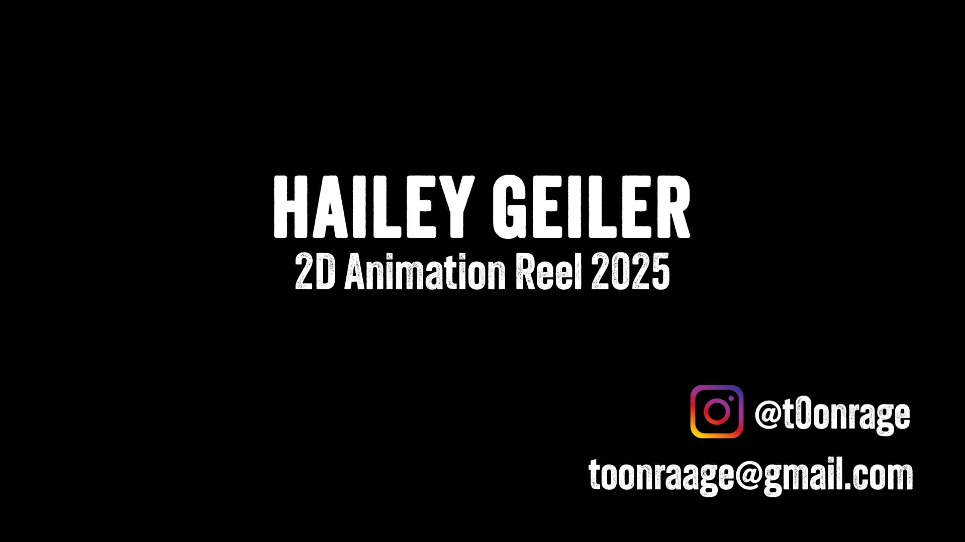 Hailey Geiler 2025 2D Animation Reel | Videos & Movies on Vimeo