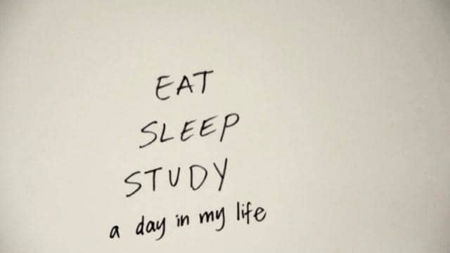 EAT SLEEP STUDY a day in my life - design research findings on college ...