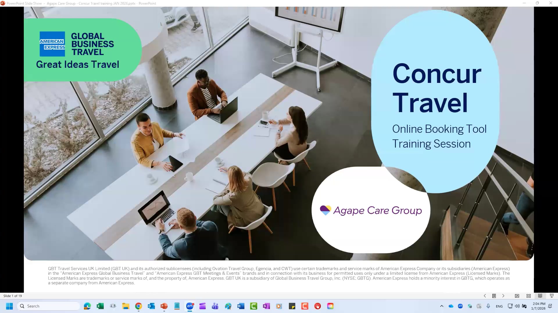 Concur Travel Training AMEX GBT 07JAN2026 Recording | Videos & Movies ...