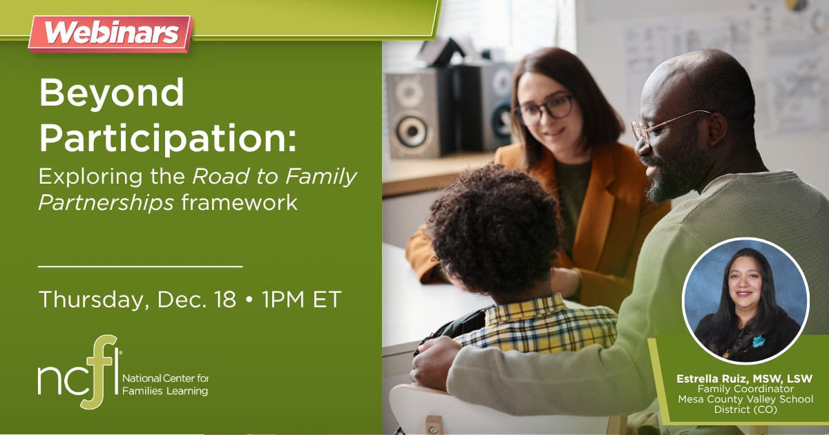 Beyond Participation: Exploring the Road to Family Partnerships framework