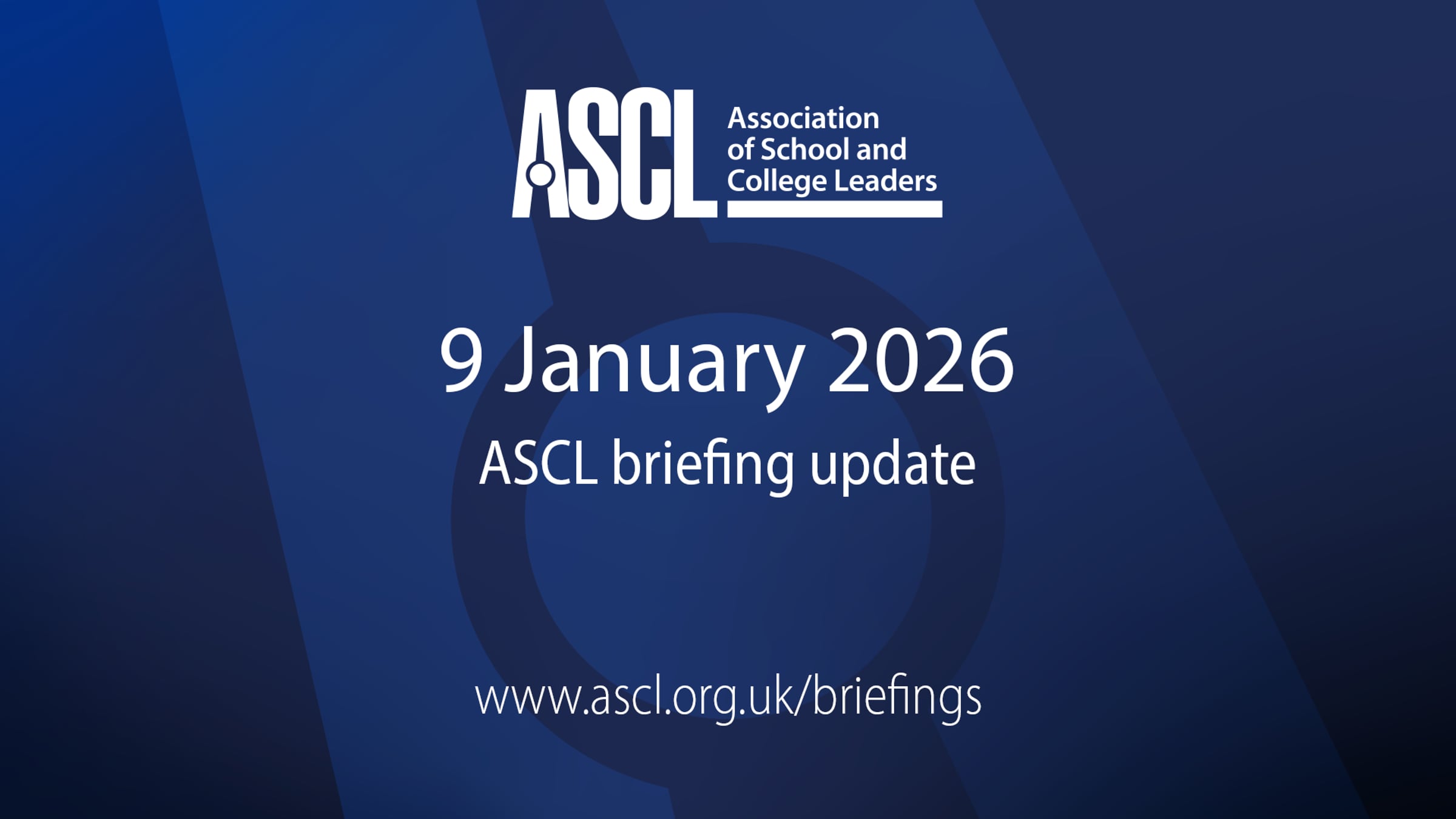 ASCL weekly briefing | 9 January 2026 | Videos & Movies on Vimeo