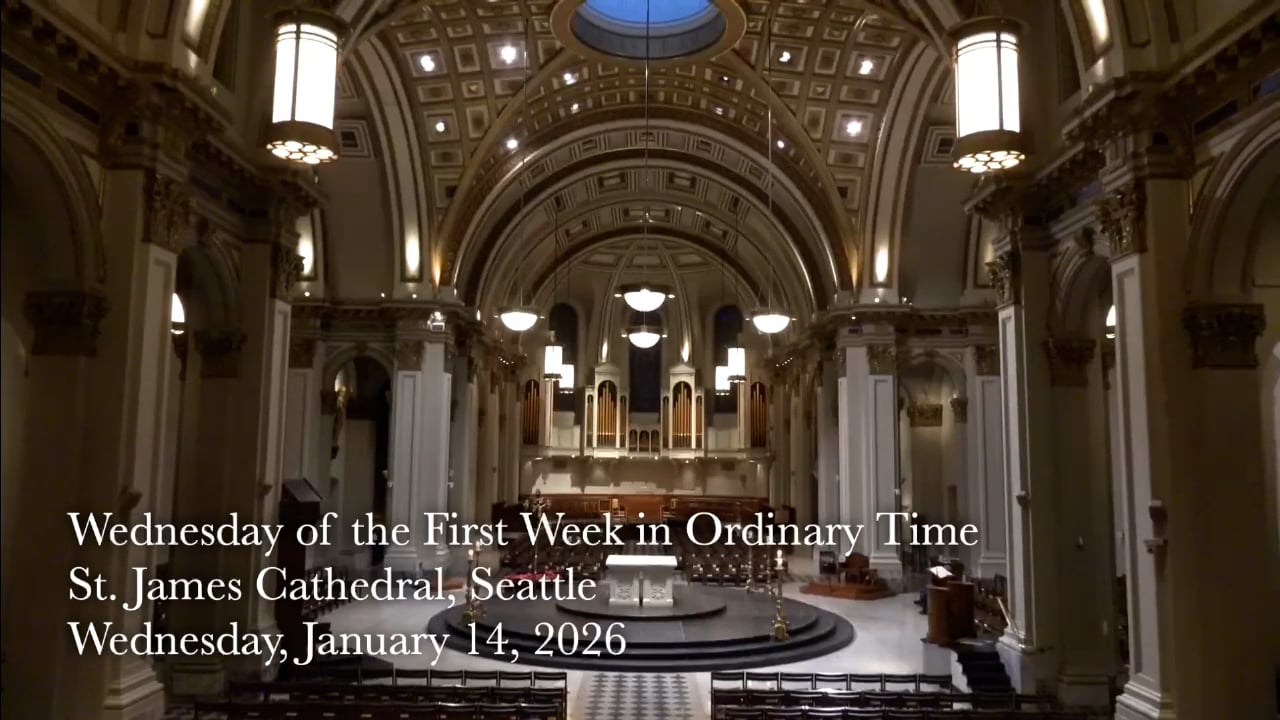Catholic Daily 8:00am Mass at St. James Cathedral, Seattle Wednesday ...