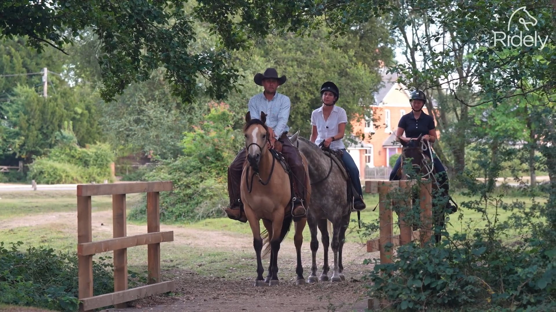 Crossing a Bridge on the Trail | Ridely