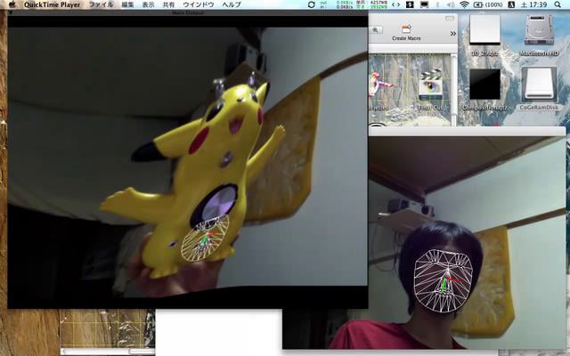 FaceOSC-Bulge effect test on Vimeo