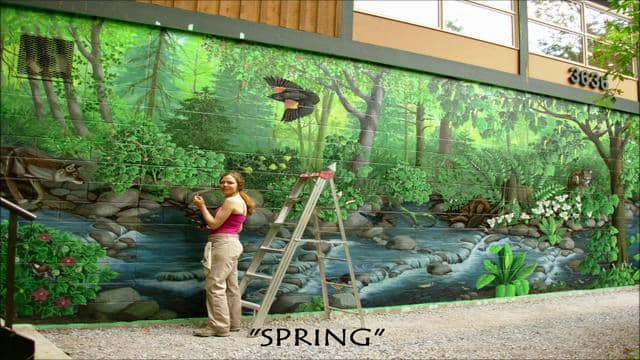 How to Paint Murals Painting Step by Step on Vimeo