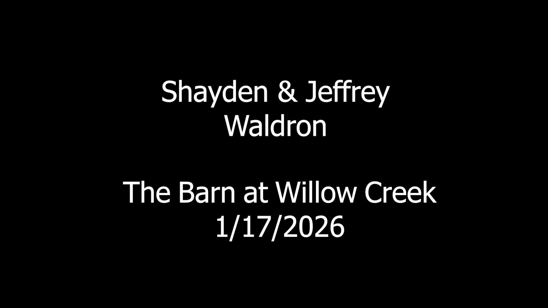 Shayden & Jeffrey Waldron w Speeches | Videos & Movies on Vimeo