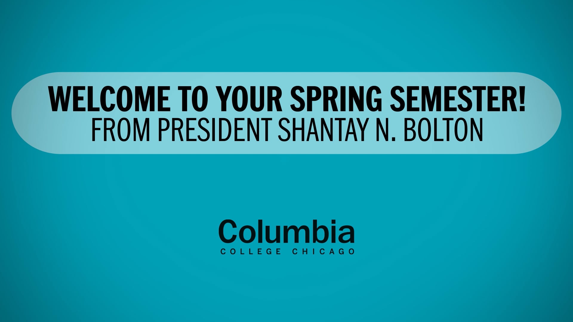 Welcome to Your Spring Semester!