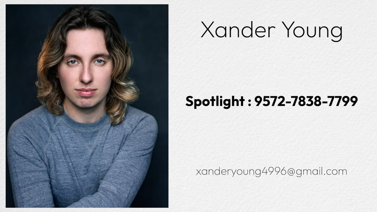 Xander Young Voicereel - 2022 | Videos & Movies on Vimeo