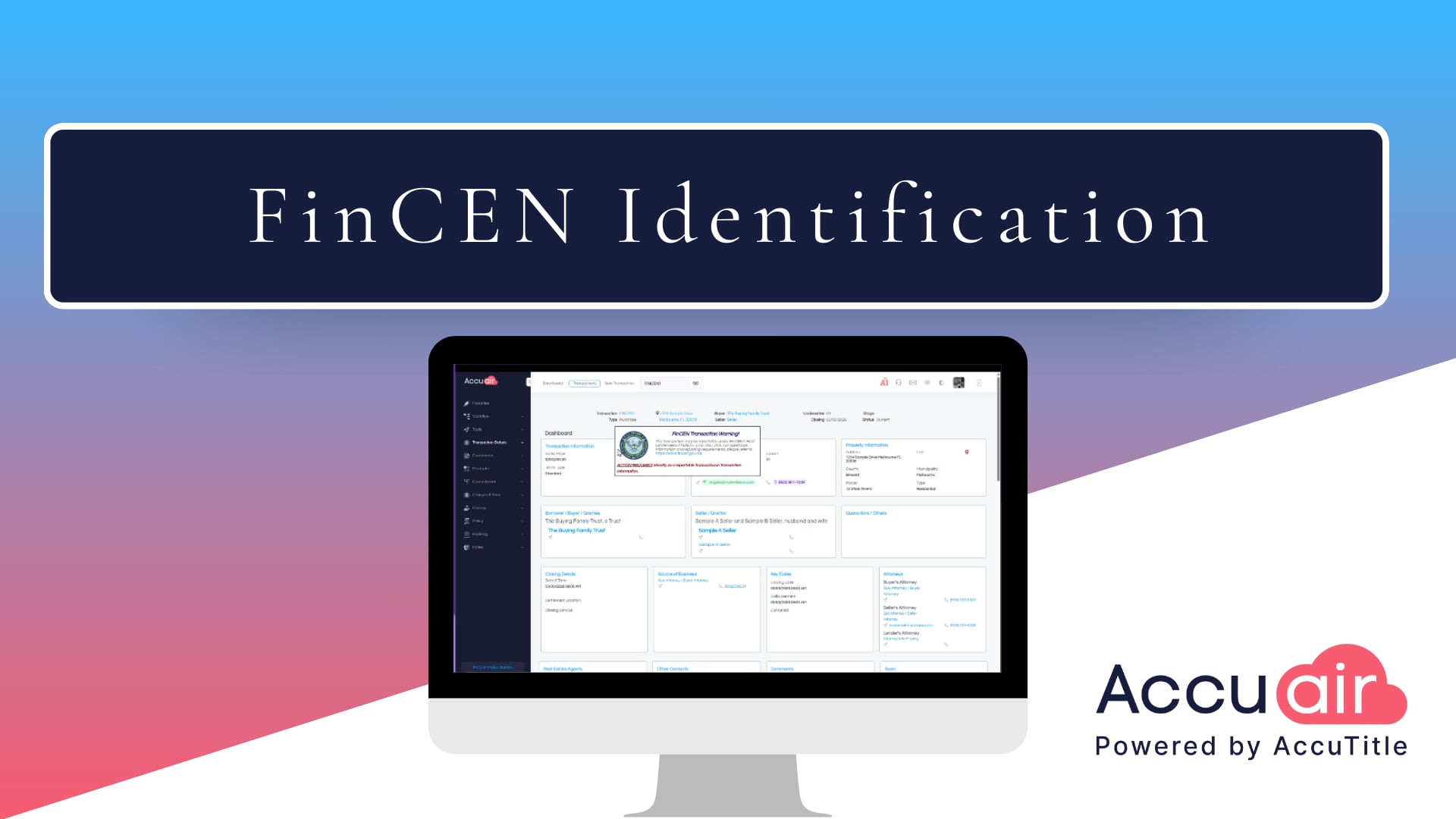 FinCEN Identification in Accuair