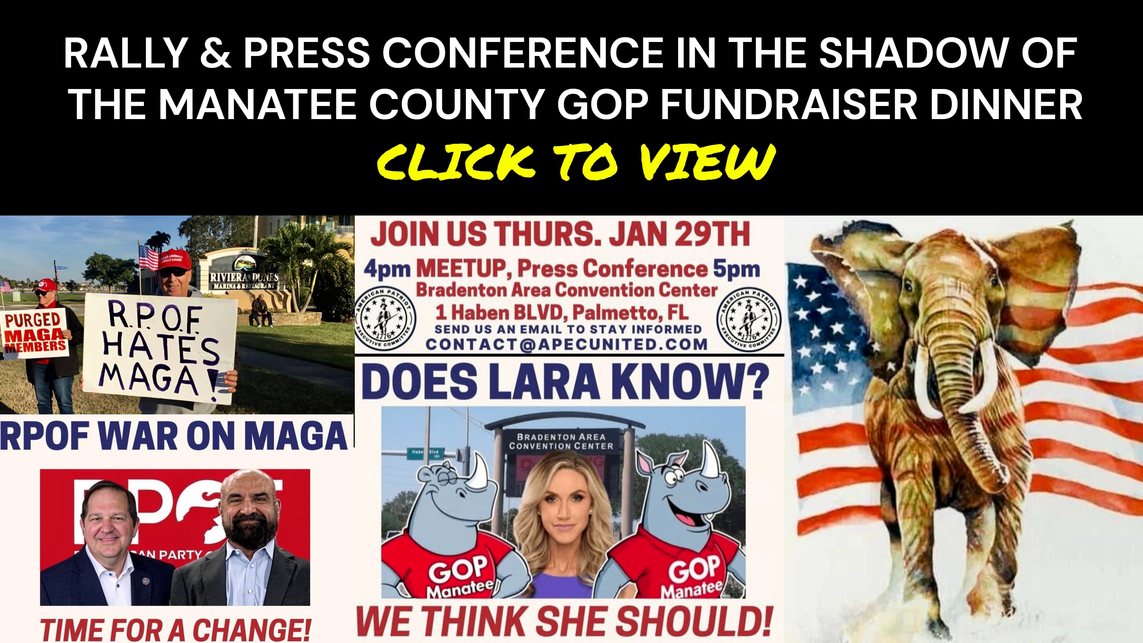 GRASSROOTS REPUBLICANS VS GOP LEADERSHIP PRESS CONFERENCE & RALLY 1-29 ...