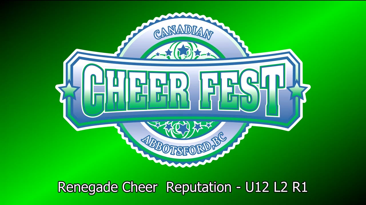 Renegade Cheer Reputation - U12 L2 R1