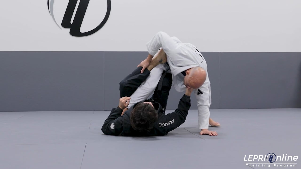 Lepri BJJ Online Training: One Leg X Sweep Variation to Knee Cut or Mount