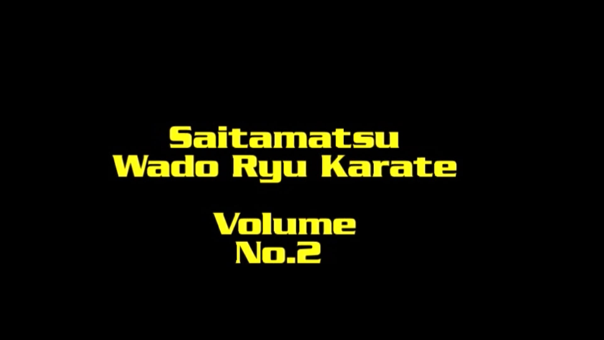 Watch Lightning Fast Wado Ryu Karate Vol.2 Online | Vimeo On Demand on ...