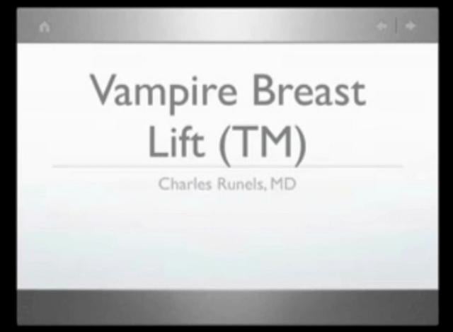 Vampire BreastLift Procedure by Runels, MD 11012011 on Vimeo