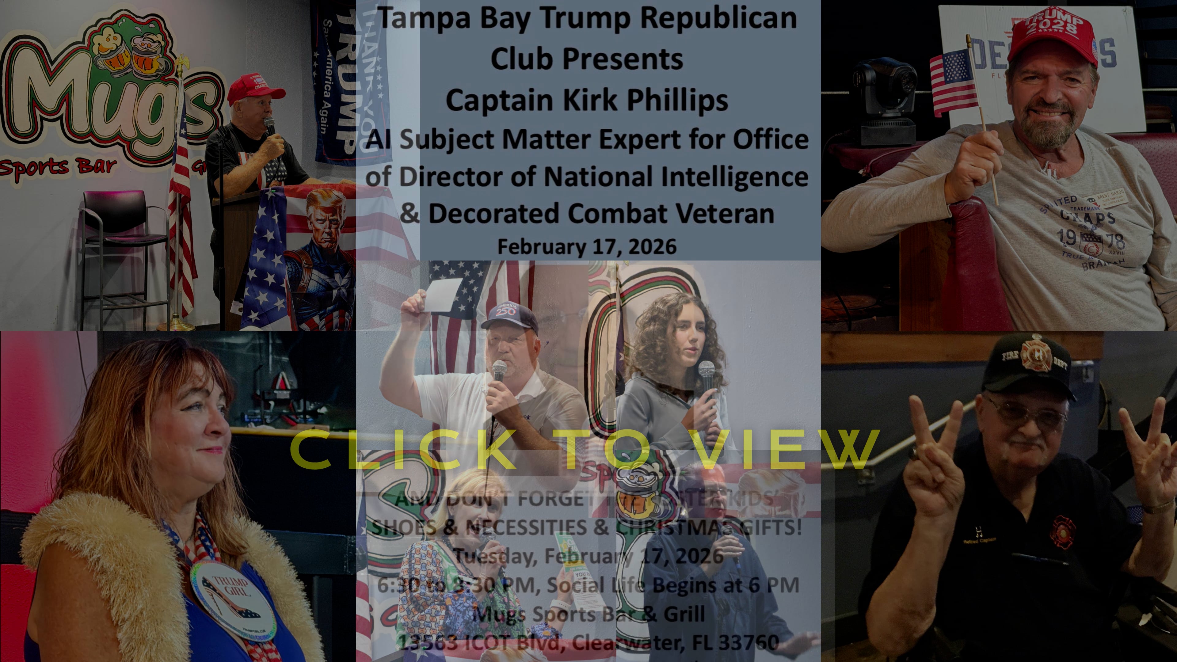 TAMPA BAY TRUMP REPUBLICAN CLUB WITH DR KIRK PHILLIPS 2-17-26