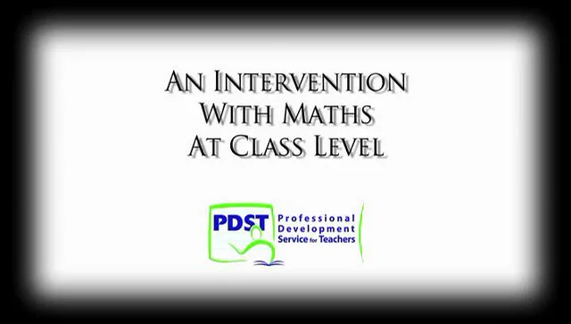 PDST Numeracy - Primary - Maths intervention at class level on Vimeo