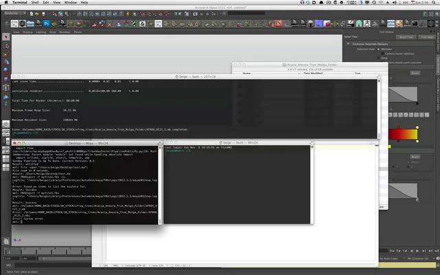 Using Maya in command line batch mode on Vimeo