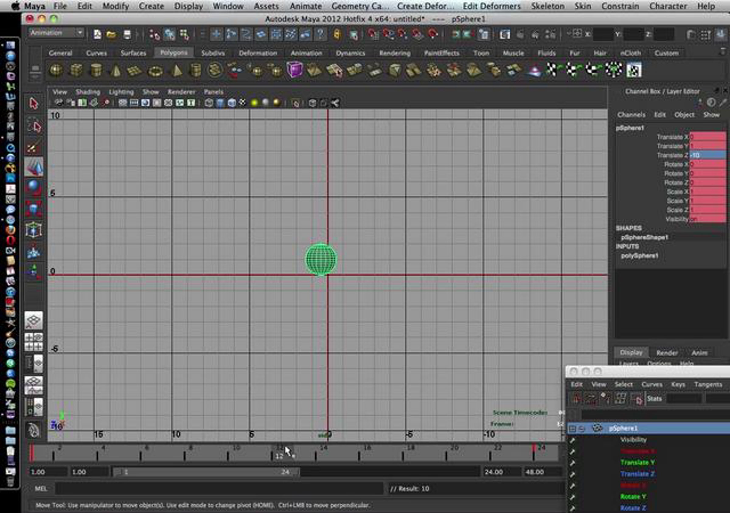 Maya 2012 Tangents - F-Curves
