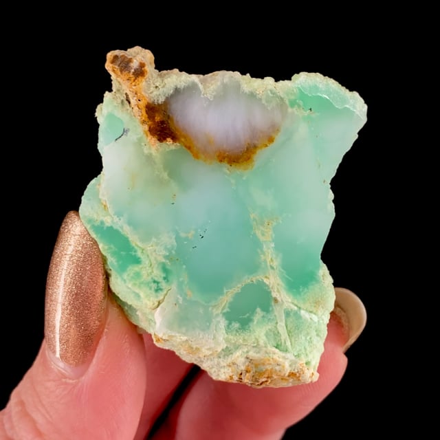 Quartz var: Chalcedony var: Chrysoprase | Szklary Chrysoprase Mine ...