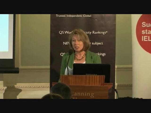 Maxine Molyneux - Launch of the QS University Rankings: Latin America ...