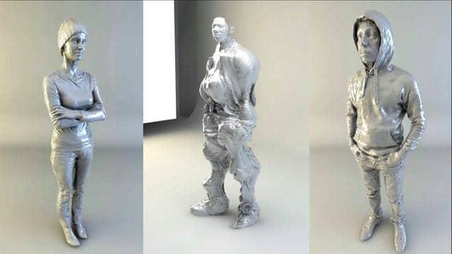 Sound Sculptures /3/ Sound infusion waves to deform the figures on Vimeo