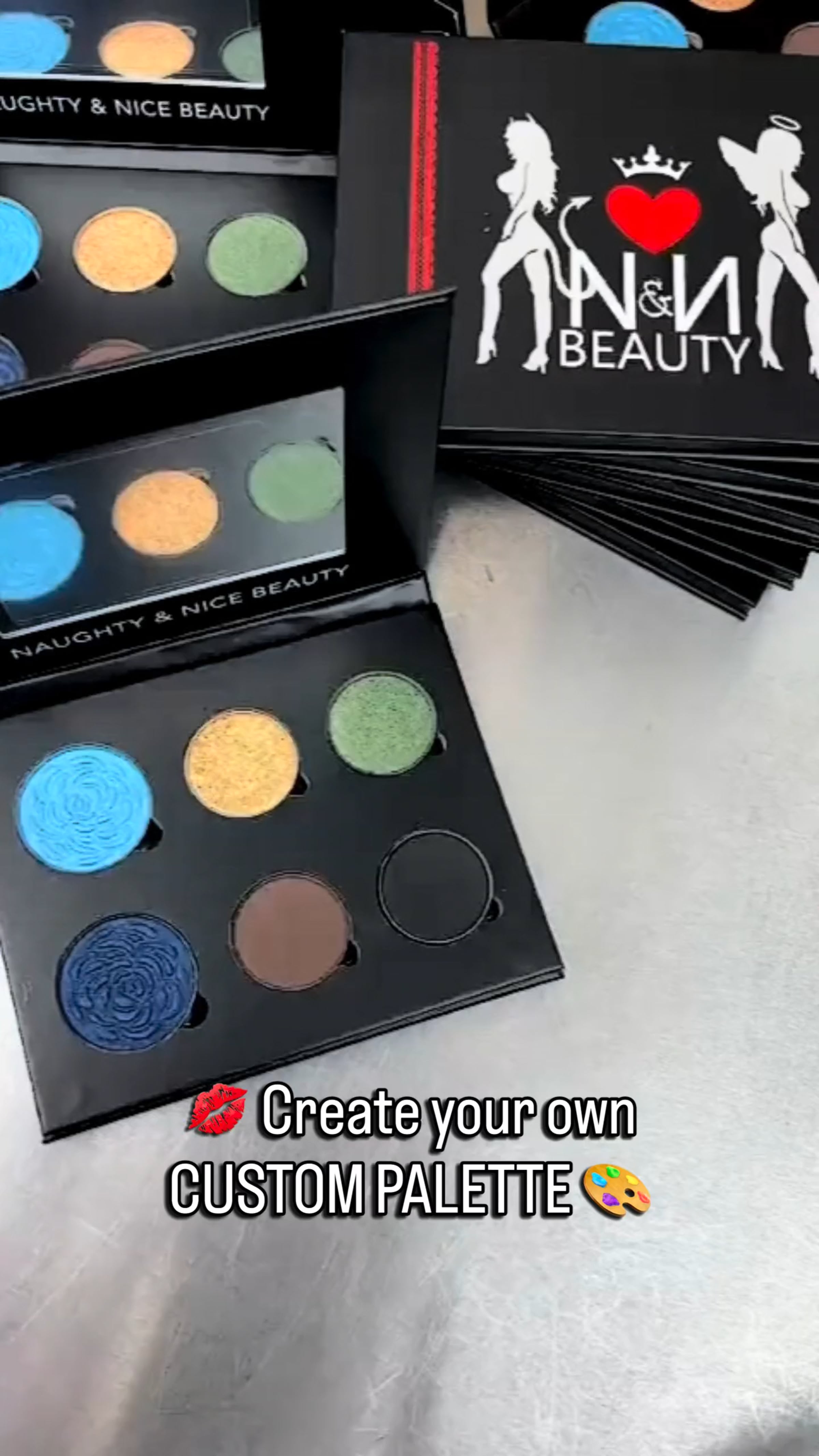 Naughty & Nice Beauty Cosmetics - Create your own custom Palette ...