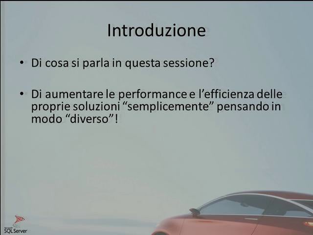 [DEV] T-SQL Set-based thinking (Davide Mauri) on Vimeo