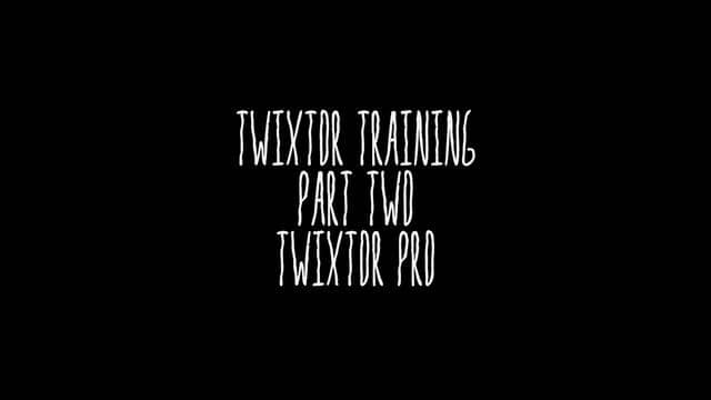 Twixtor Tutorial Part Two : Darrienia on Vimeo