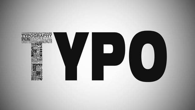 Typo or not Typo on Vimeo