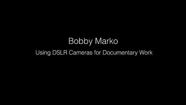 DSLR Cameras and Documentary Filmmaking Pt.1 on Vimeo
