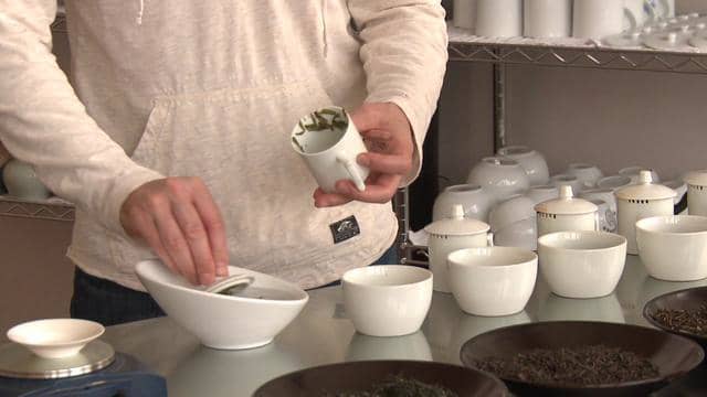 Tea Cupping Technique | Joshua Kaiser Rishi Tea on Vimeo