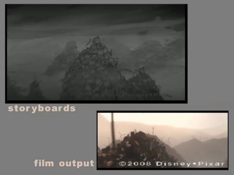 WALL-E intro storyboards on Vimeo
