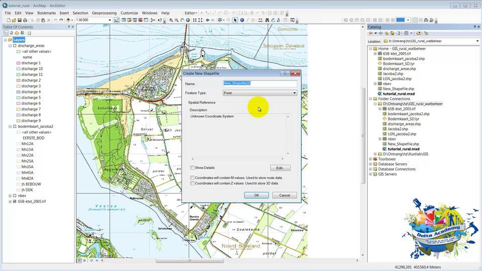 ArcGIS 10 adding shape-file with polyline feature on Vimeo