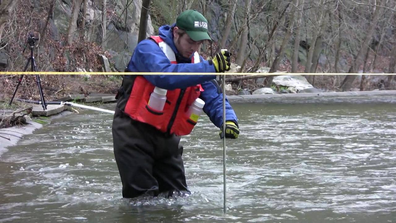 USGS Sediment Sampling Patapsco River, Maryland on Vimeo