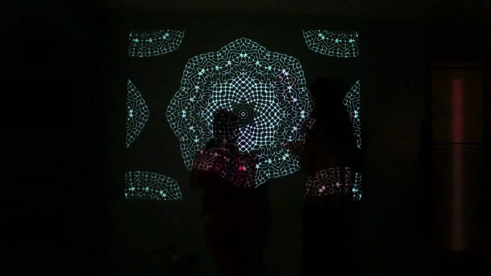 528 Cymatic Wall on Vimeo