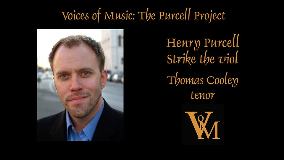 Henry Purcell: Strike the Viol; Thomas Cooley, tenor on Vimeo