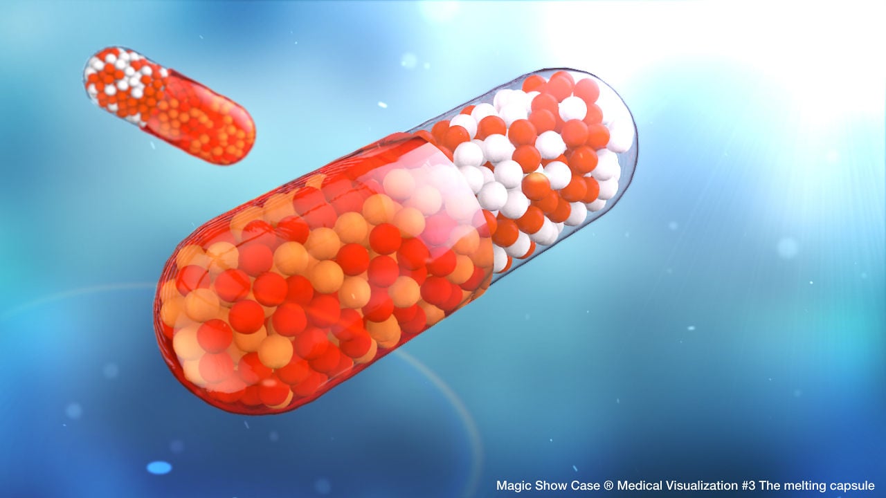 Medical Visualization #03 "The melting capsule" on Vimeo