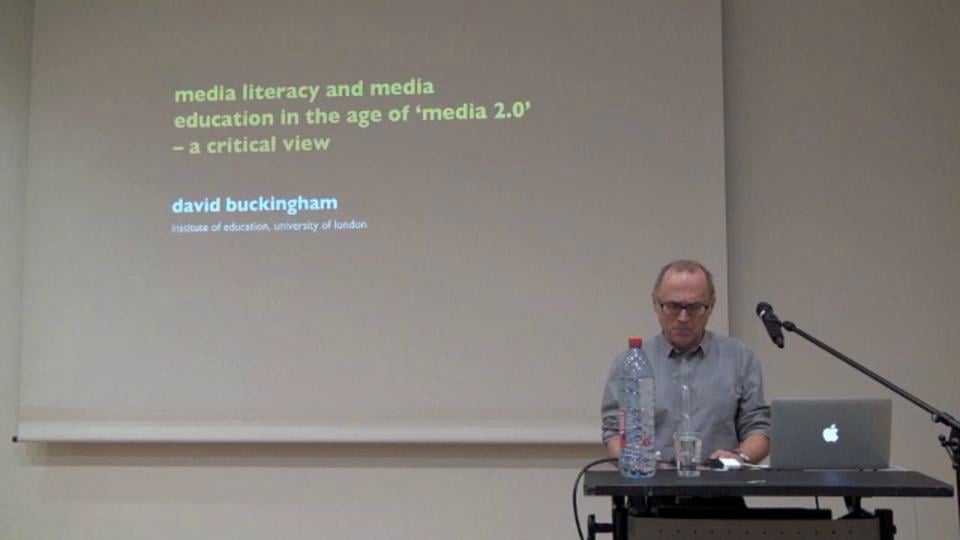 David Buckingham "Media Literacy and Media Education in the Age of ...