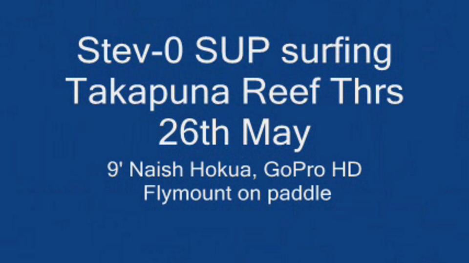 SUP Surfing Takapuna Reef on Vimeo