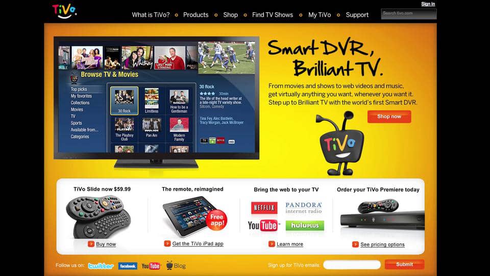 TiVo — Website Animation on Vimeo